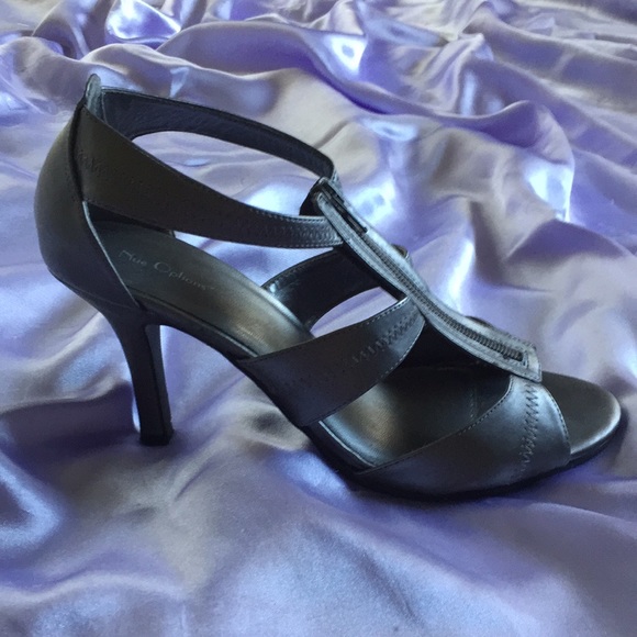 Nue Options | Shoes | Silver 3 Inch Heels By Nue Options | Poshmark